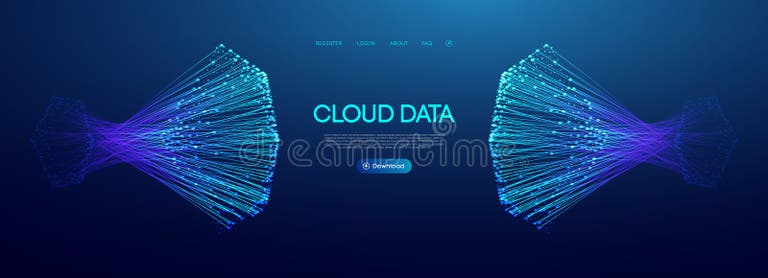 Cloud Data Flow Abstract Background. Big Data Ai and Digital Line ...