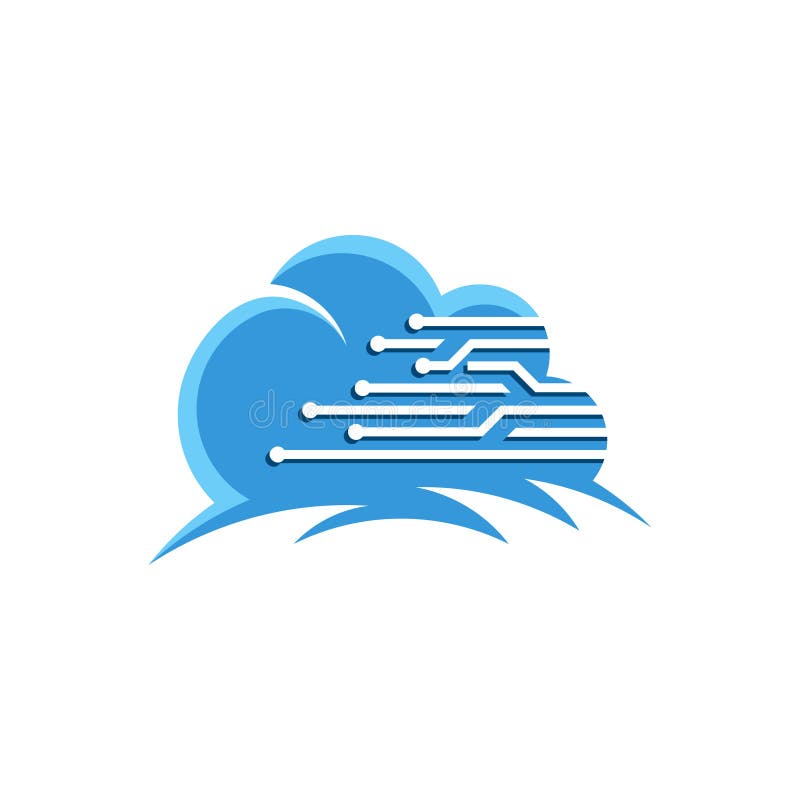 Cloud Data Network Computing Computer Internet Symbol Stock Vector ...