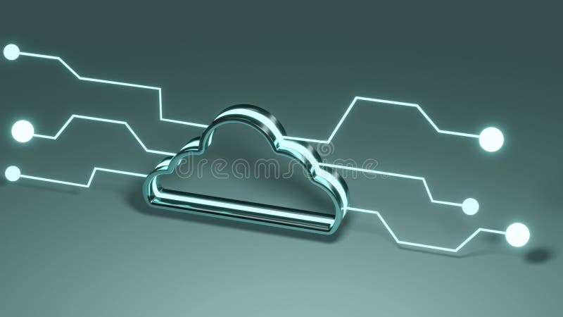Cloud Data Storage. Abstract Loop Animation Stock Footage - Video of ...