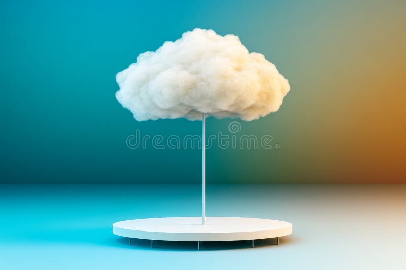 Cloud Storage Platform Concept Cloud Data Storage Technology Innovation ...