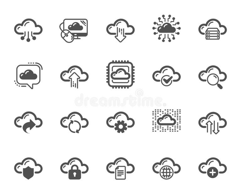 Cloud Technology Set Stock Illustrations – 109,430 Cloud Technology Set Stock Illustrations ...
