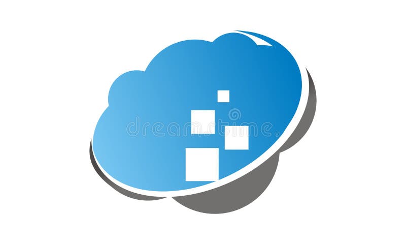 Cloud Data Virtual stock vector. Illustration of online - 106323728