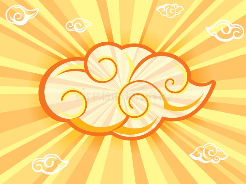 Cloud Design Background Illustration Stock Vector - Illustration of ...