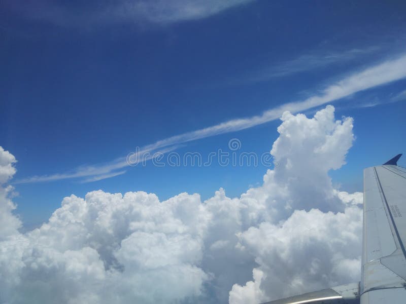 Cloud design from flight stock image. Image of famous - 178543355