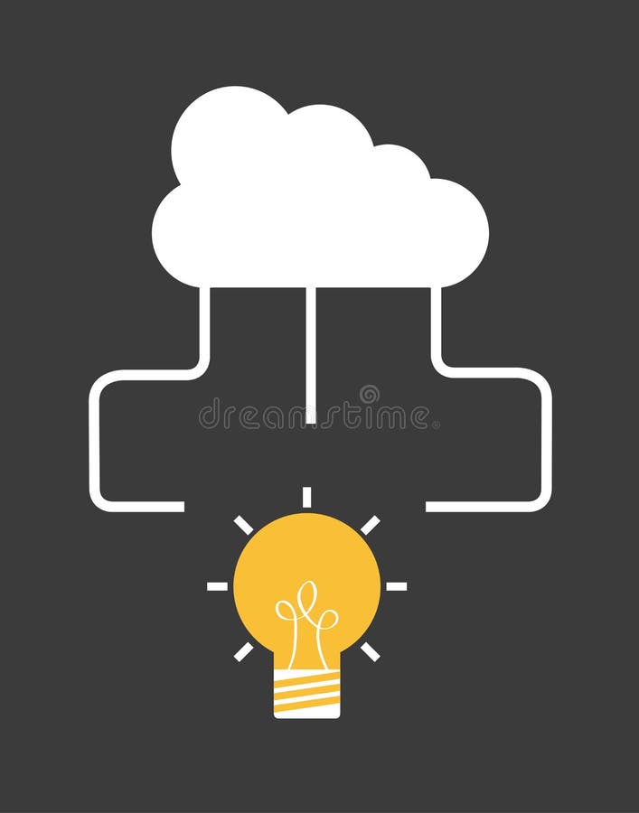 Cloud design stock vector. Illustration of concept, mind - 45582877