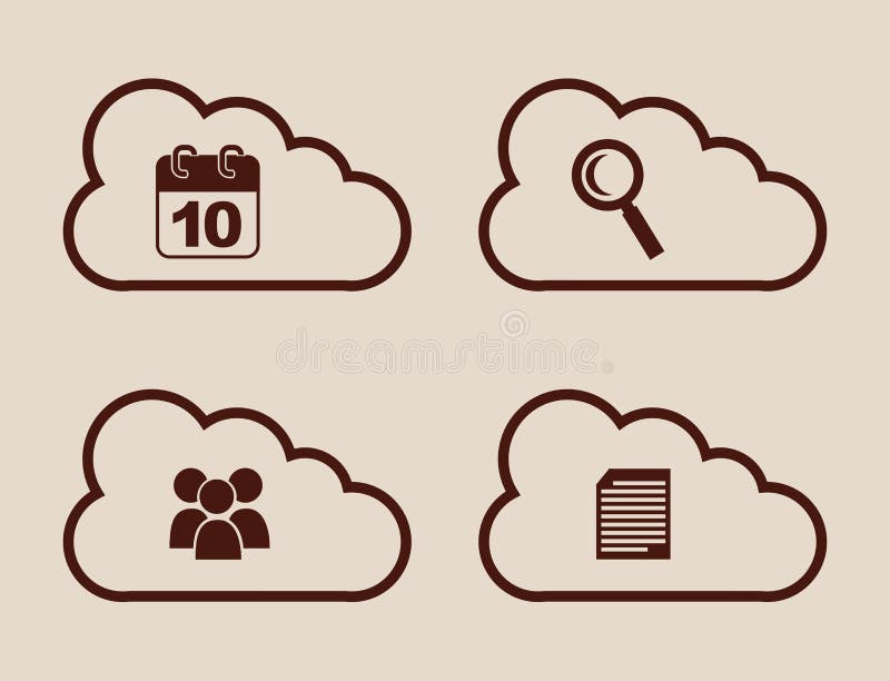 Cloud design stock vector. Illustration of season, concept - 45583039
