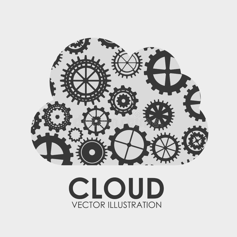 Cloud design stock vector. Illustration of symbol, icon - 46566335