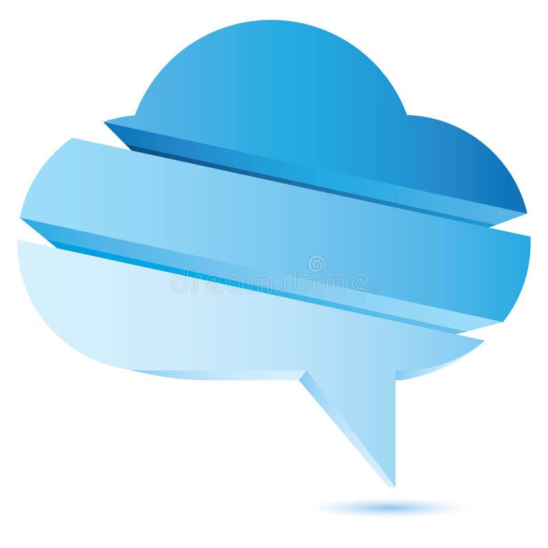 Cloud diagram stock illustration. Illustration of chat - 36931332