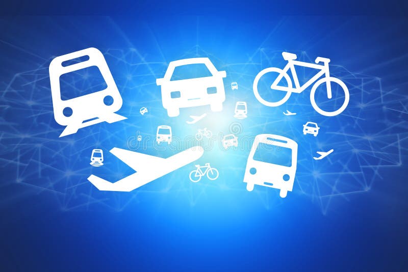 Cloud of Different Way To Go on Holidays - Travel Concept Stock Photo ...