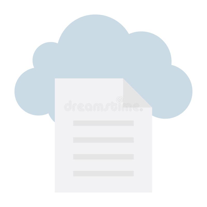 Cloud Document Download Upload Logo Stock Vector - Illustration of ...