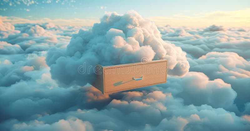 Cloud Document Storage Data Base Stock Image - Image of enterprise ...