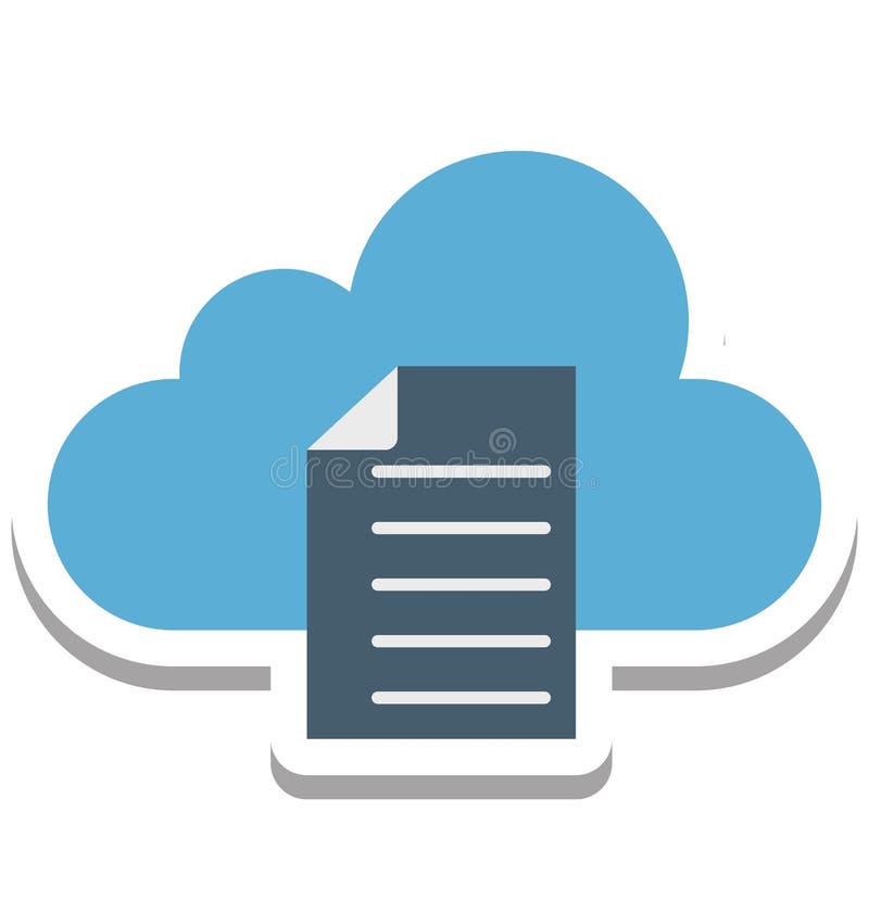 Cloud of documents stock illustration. Illustration of background ...