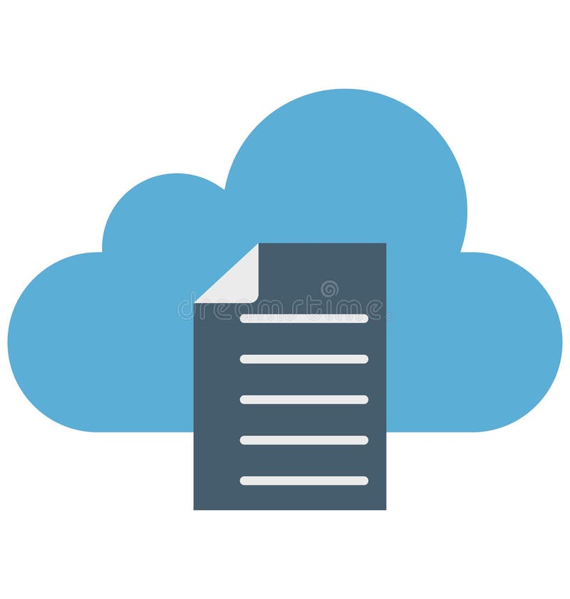 Cloud of documents stock illustration. Illustration of background ...