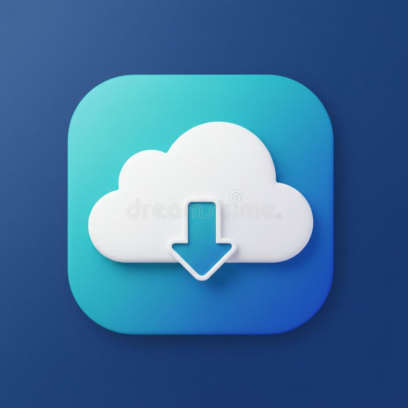 Set Cloud Download, Add New File, Printer and Ship Icon. Vector Stock ...