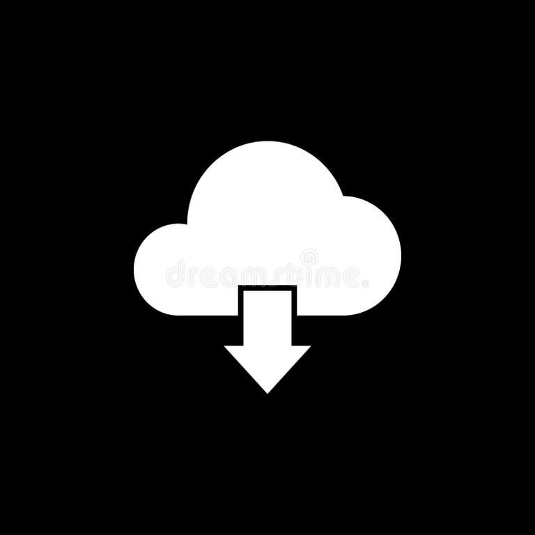 Filled Cloud Download Icon Stock Illustrations – 2,221 Filled Cloud Download Icon Stock ...