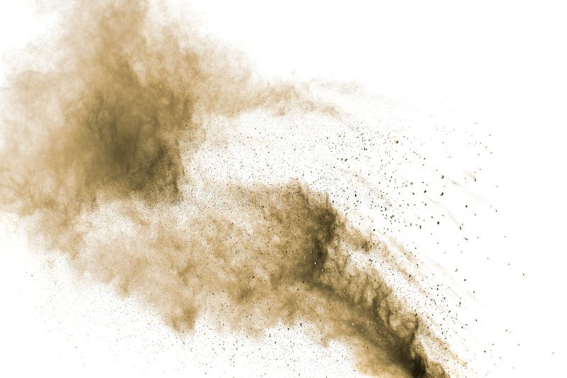 Cloud of Dust is Blowing in the Wind Stock Image - Image of ...