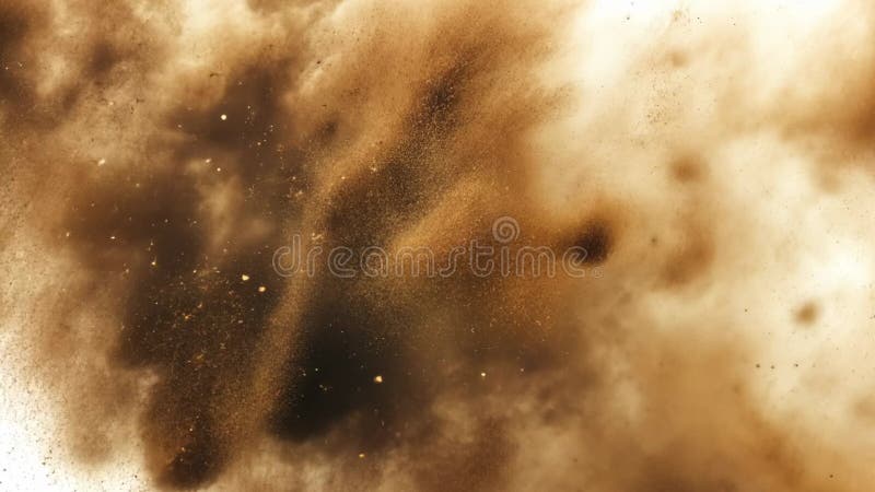 Cloud of Dust is Blowing in the Wind Stock Video - Video of blowing ...