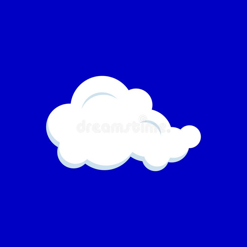 Cloud Element Vector Flat Design Stock Vector - Illustration of shape, vector: 288768429