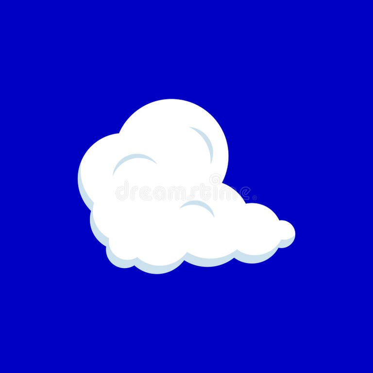 Cloud Element Vector Flat Design Stock Vector - Illustration of cloudscape, clouds: 288768471