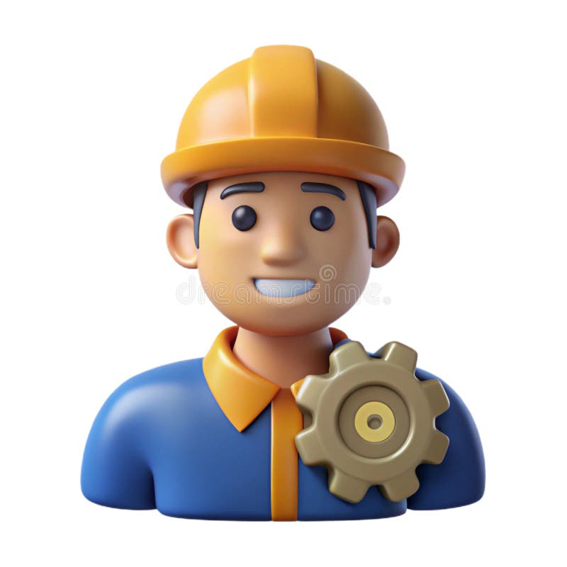 Cloud Engineer 3D Icon stock illustration. Illustration of icon - 358728626