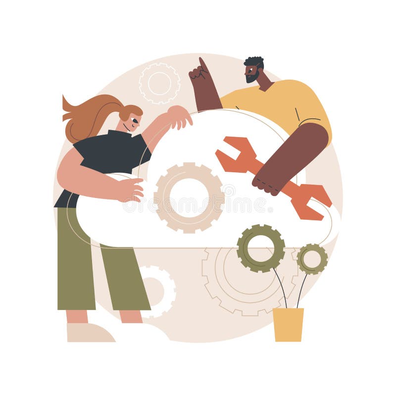 Cloud Engineering Abstract Concept Vector Illustration Stock Vector ...