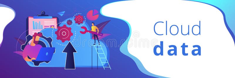 Cloud Engineering Header Banner. Stock Vector - Illustration of ...