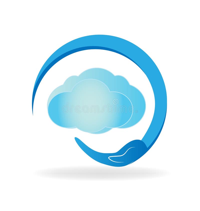 Cloud Environment Protection Vector Stock Vector - Illustration of ...