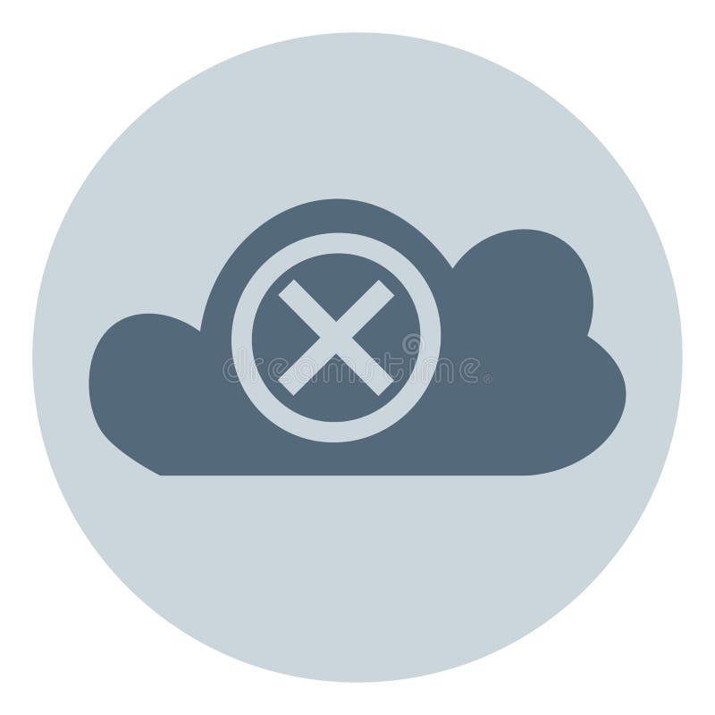 Cloud Error Icon Stock Illustrations – 3,675 Cloud Error Icon Stock ...