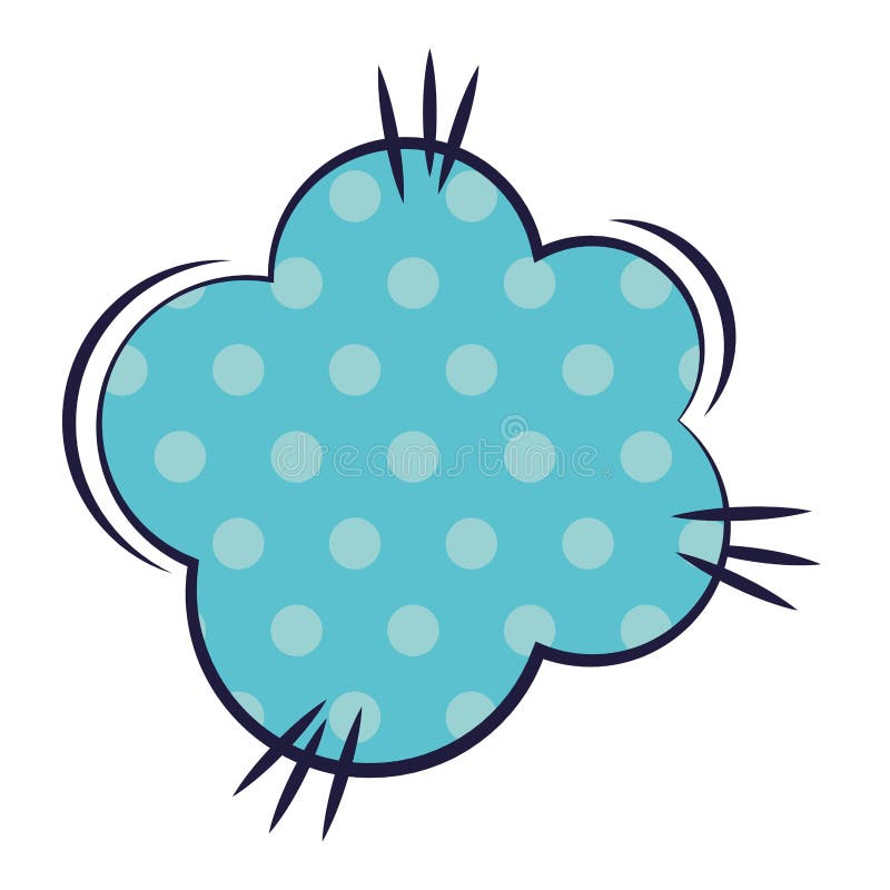 Cloud Expression Pop Art Style Stock Vector - Illustration of card ...
