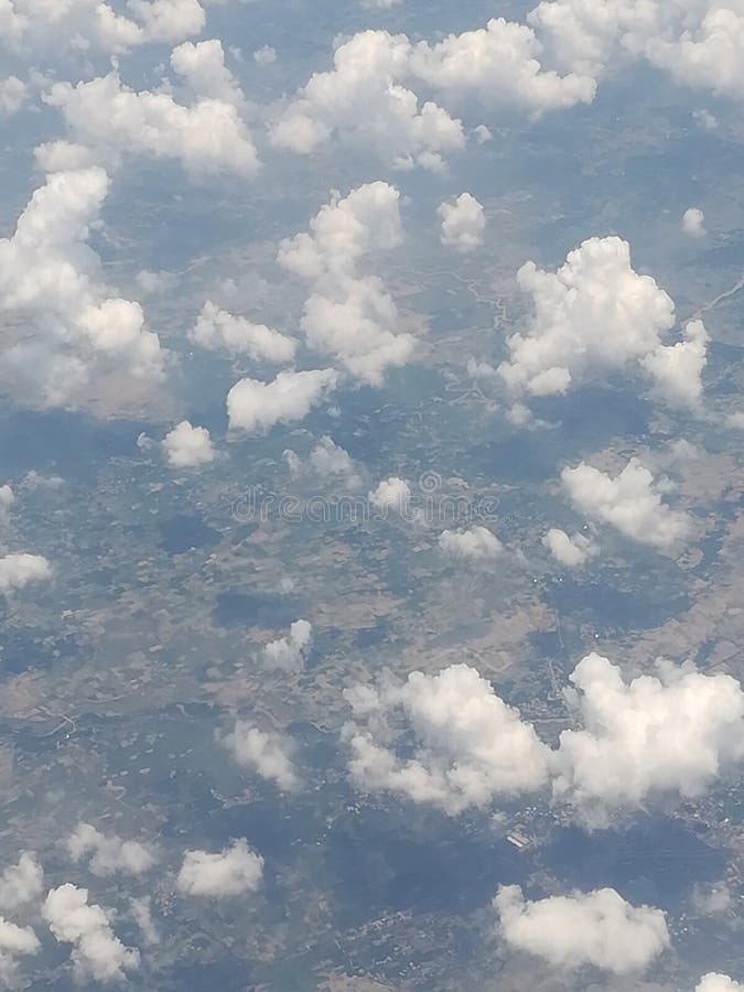 Cloud Falls Down in the Sky Stock Photo - Image of falls, sunny: 159135962