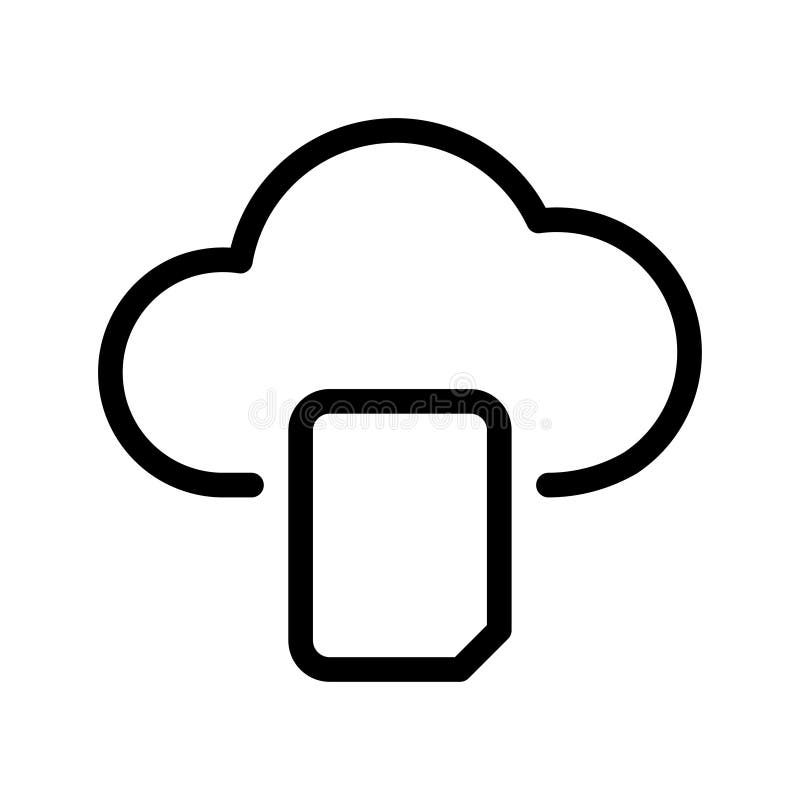 Cloud File Sharing stock vector. Illustration of service - 29565602