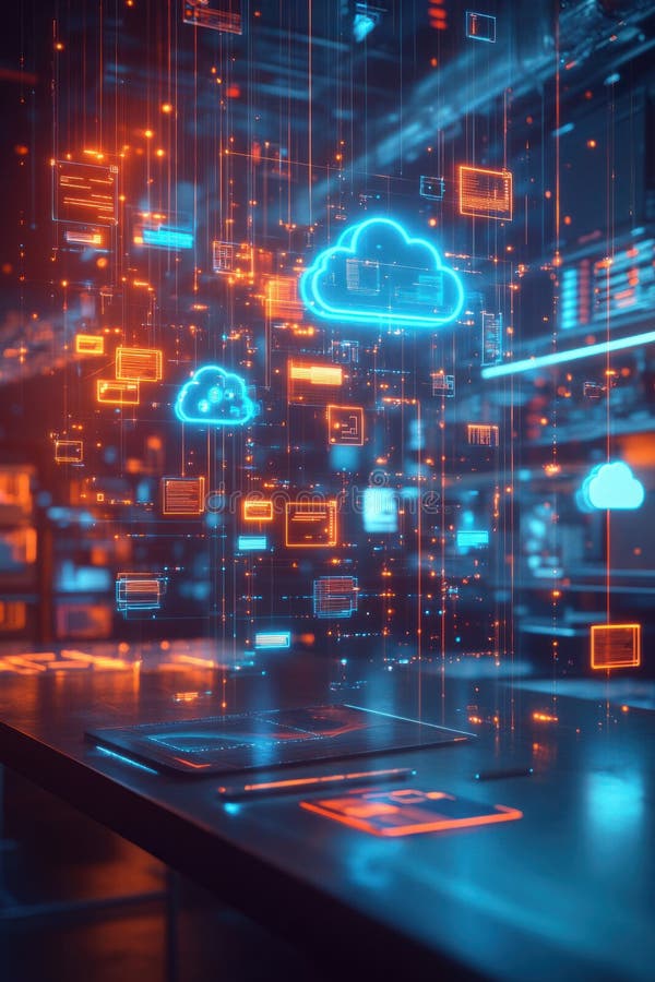 Cloud File Integration, Holographic Cloud File Integration Display ...