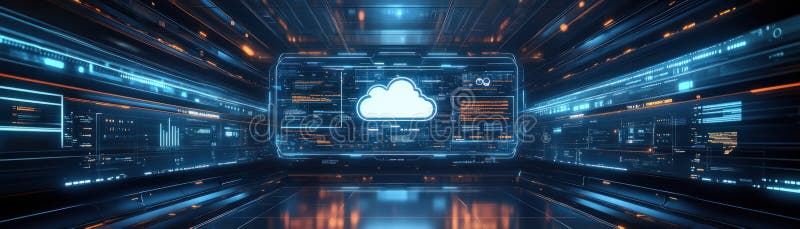 Cloud File Integration, Immersive Tech Holographic Interface Exhibiting ...