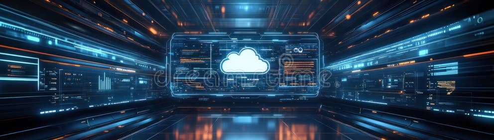 Cloud File Integration, Immersive Tech Holographic Interface Exhibiting ...