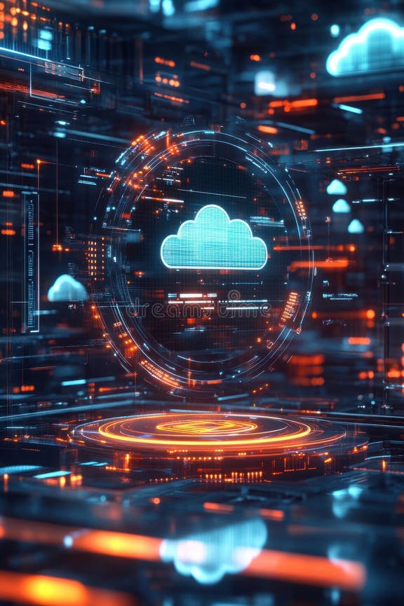 Cloud File Integration, Immersive Tech Holographic Interface Exhibiting ...