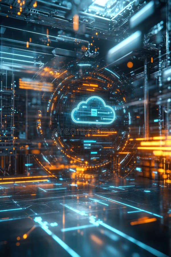 Cloud File Integration, Immersive Tech Holographic Interface Exhibiting ...