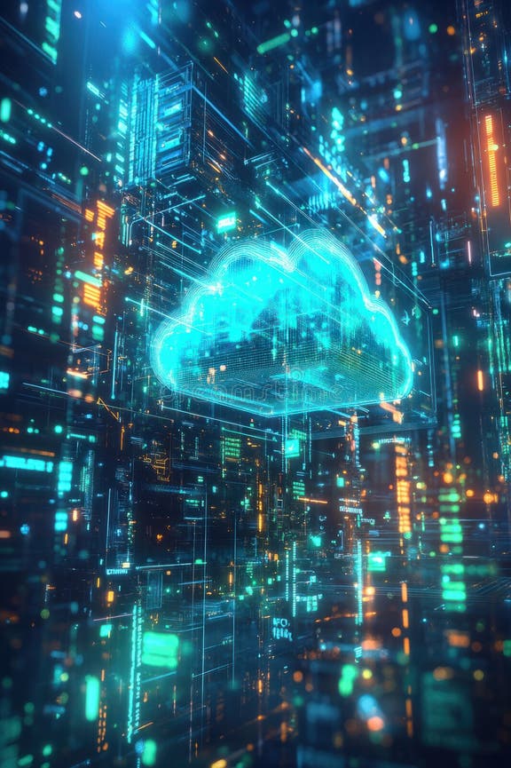 Cloud File Integration, a Vibrant Holographic Display Projects a Cloud ...