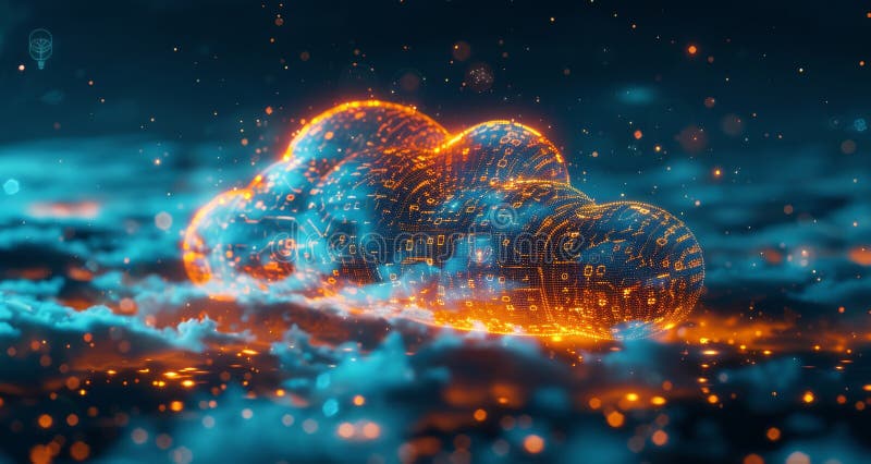Cloud Floating among Stars stock photo. Image of beauty - 310404510
