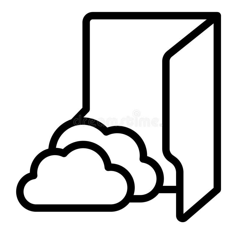 Cloud Folder 3d Rendering Isometric Icon. Stock Vector - Illustration of icon, element: 262158417