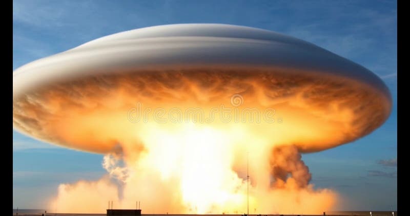 Cloud Formation Creating Unusual Shape in the Sky Phenomenon Stock ...