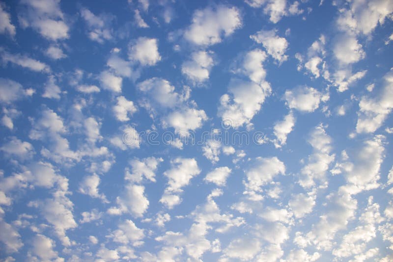 Cloud Formations Above the Blue Sky Stock Image - Image of cloud ...