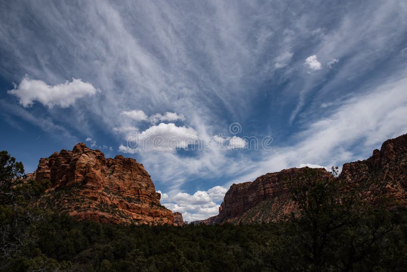 Cloud Formations Over Zion National Park Utah Stock Photos - Free ...