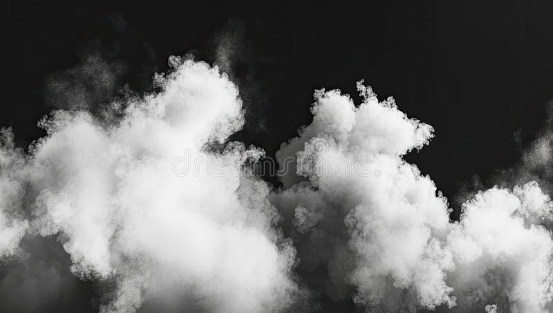 Cloud Formations Shift in a Dramatic Sky View Stock Illustration ...