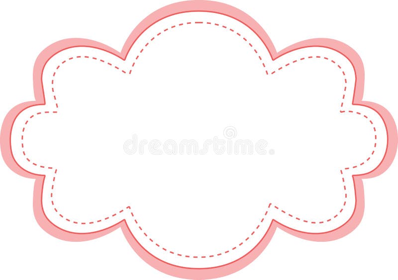 Cloud Frame stock vector. Illustration of scene, nature - 54290189