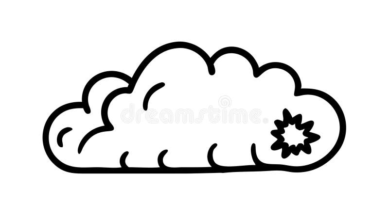 Cloud with Gear Icon, Cloud Configuration, System Settings, Vector Design Generative AI Stock ...