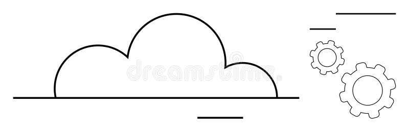 Technology Illustration Integration Minimalist Stock Illustrations ...