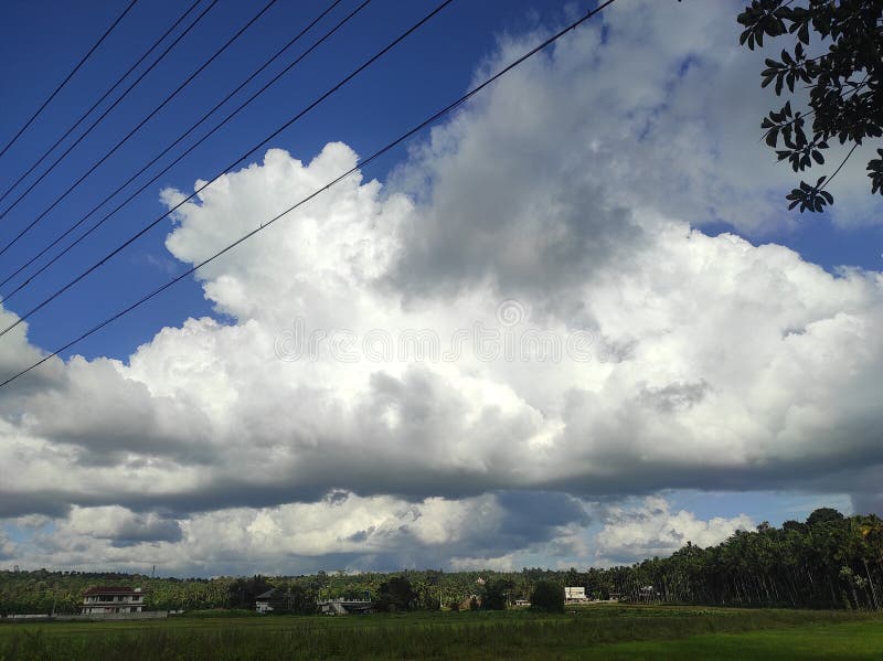 Cloud grass road tree stock photo. Image of field, meadow - 249566450
