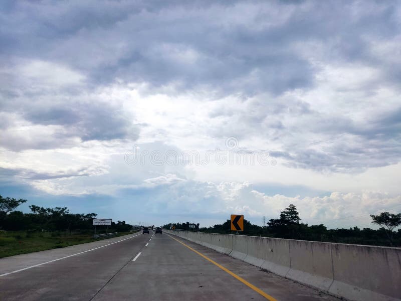 Cloud in highway stock image. Image of view, highway - 264369311