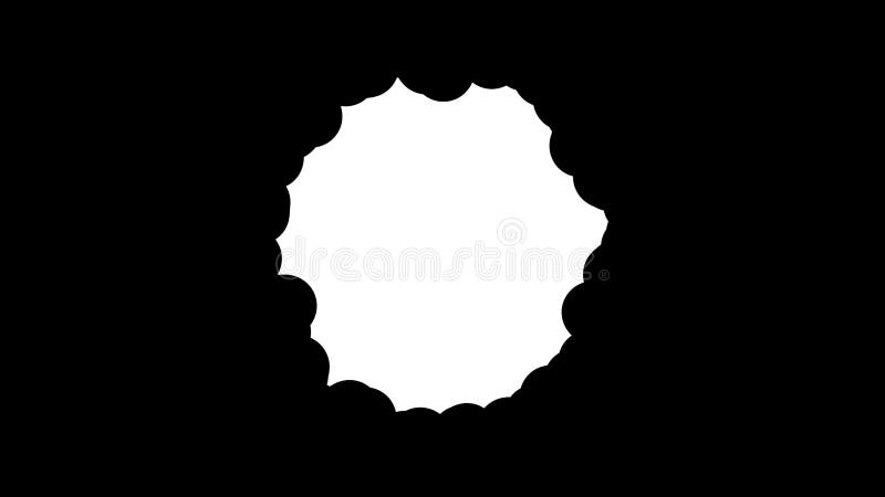 Cloud Hole Mask. Swirling Smoke Hole Stock Footage - Video of cloud ...