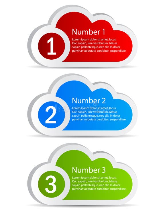 Cloud icon stock vector. Illustration of number, clip - 25203261